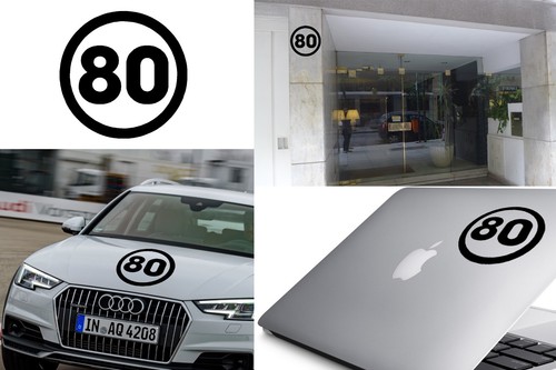 Number 80, Sticker Vinyl Version V2 | eBay UK