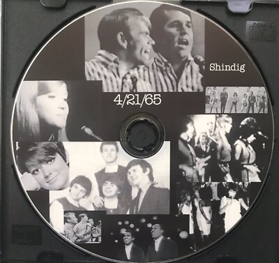 SHINDIG TV show DVD April 21, 1965 Great Quality Beach Boys | eBay