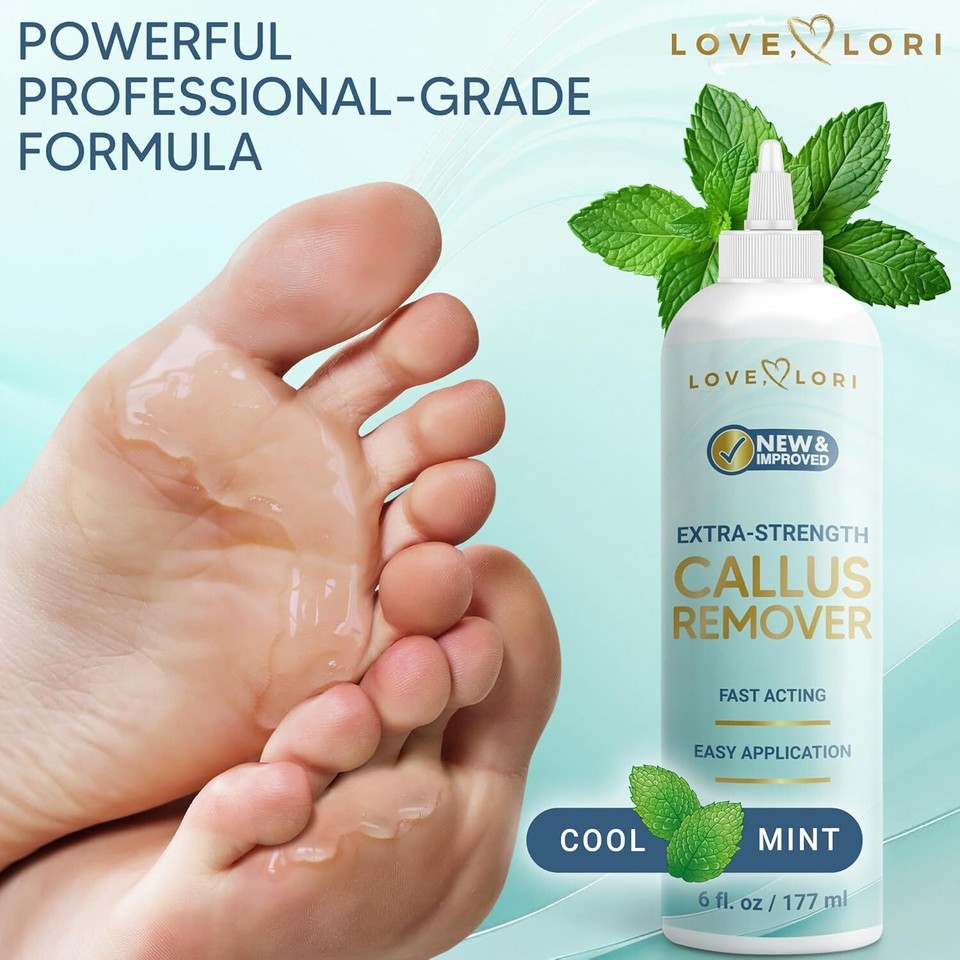 Callus Remover for Feet (Extra Strength) Foot Scrubber Dead Skin Callus ...