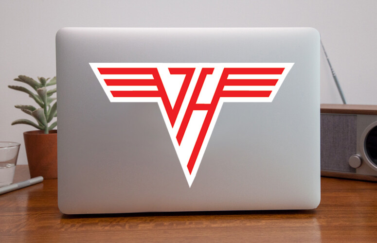 Van Halen Band Main Logo Logo Sticker / Vinyl Decal | 10 Sizes ...
