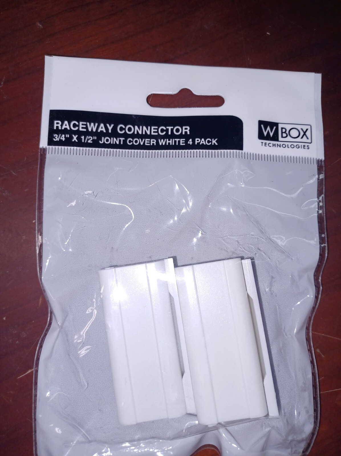(Lot of 2 ) W Box 0E-75JCW4 Raceway Connector 3/4" x 1/2" Joint Cover ...