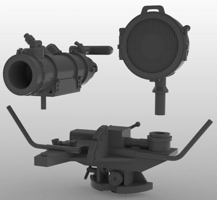 1/16 Scale Battleground Fahrgerät FG1250 Sperber Infrared Optic ...