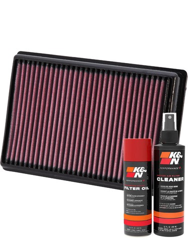 K&N Air Filter BM-1010 + Aerosol Recharge Kit | eBay Australia