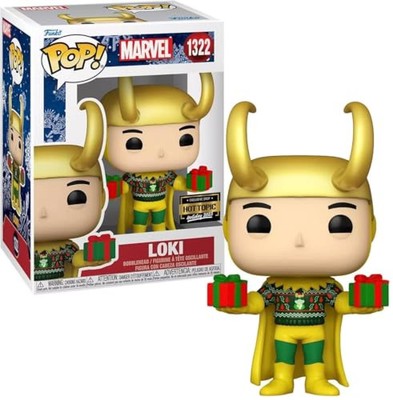 (TG. POP FUNKO) marvel: holiday - pop funko vinyl figure 1322 loki w ...