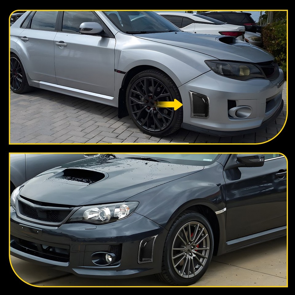 2X Bumper Side Air Vents Covers 57739-FG020 For Subaru Impreza WRX STi ...