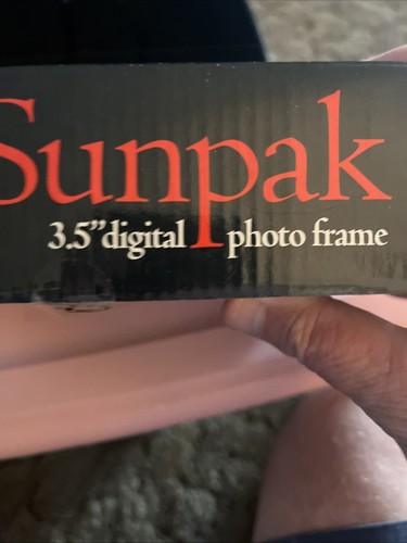 SUNPAK 3.5" PORTABLE DIGITAL PHOTO ALBUM PICTURE FRAME -BLACK - NEW IN ...
