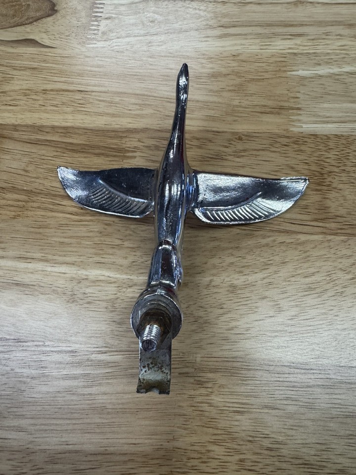 1952 Harley Davidson Flying Goose Front Fender Emblem Ornament | eBay