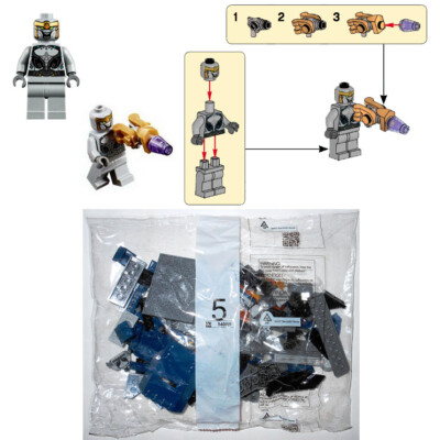 LEGO Chitauri 2019 minifigure (NEW, NEVER ASSEMBLED) 76126 Quinjet ...