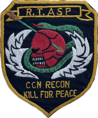 WARTIME RECON TEAM ASP 4TH GENERATION PATCH MAC V SOG FEATURE IN BOOK ...