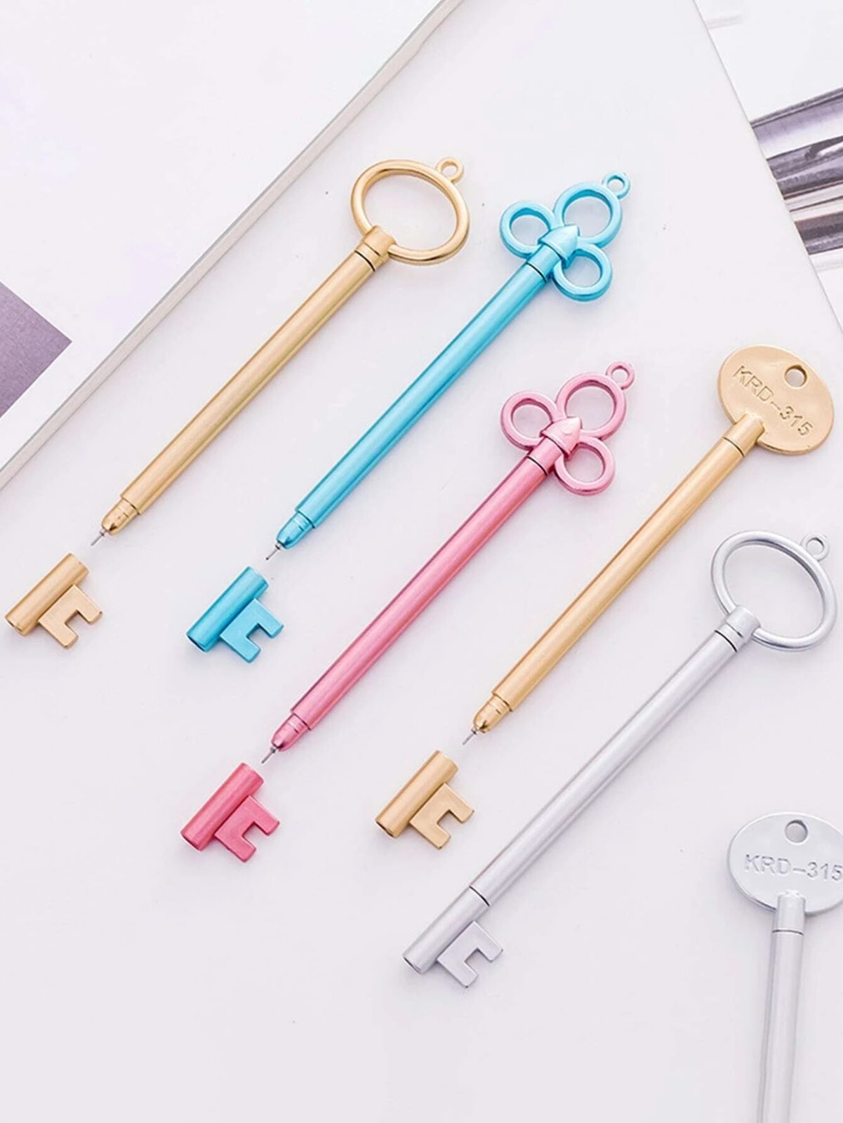 KEY SHAPE PEN GIRLS BOYS CHILDRENS KIDS WOMENS UNUSUAL NOVELTY BIRTHDAY ...