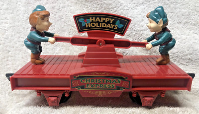 PUMP CAR G SCALE gauge Christmas train eztec north pole express elves ...