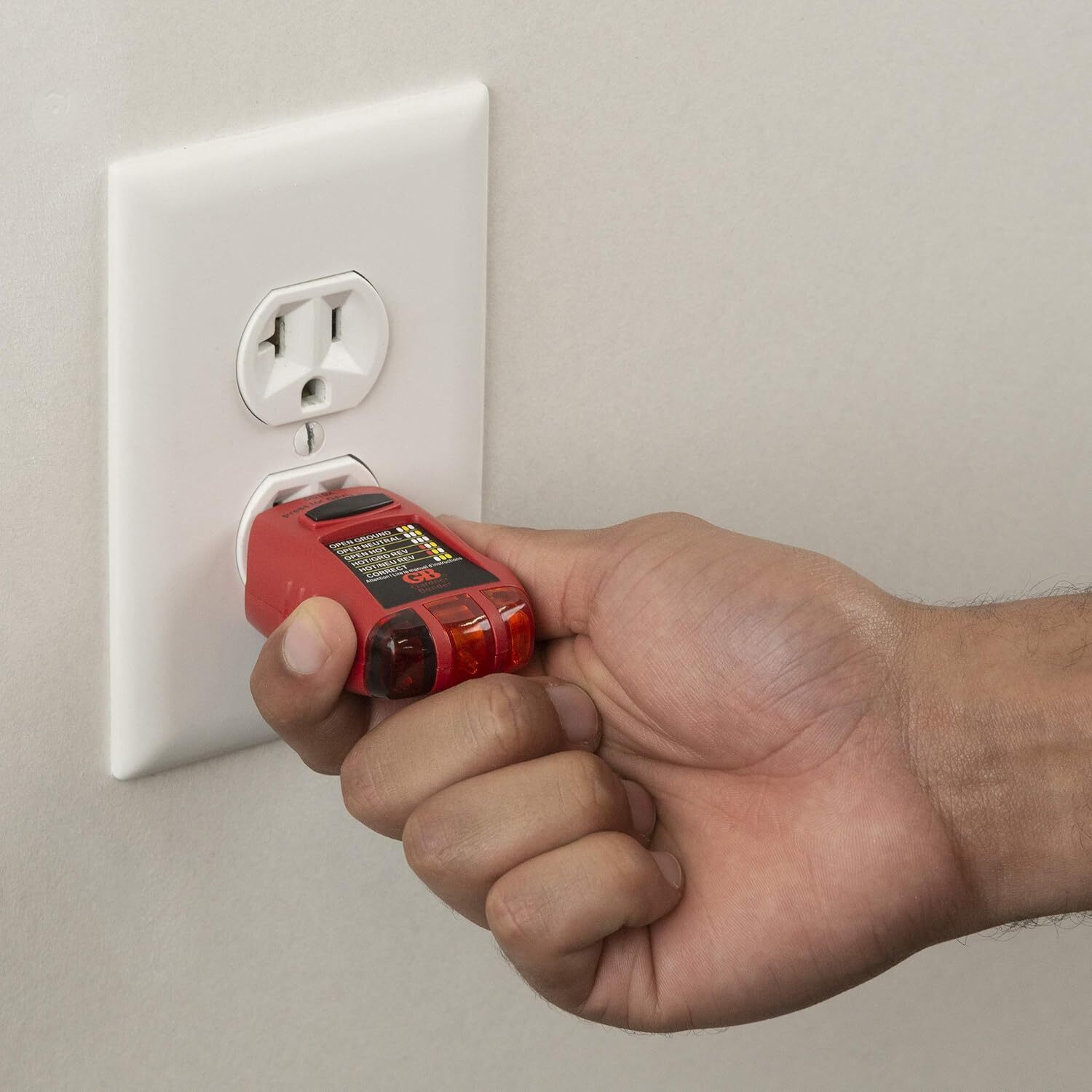 GFI-3501 Ground Fault Receptacle Tester & Circuit Analyzer,110-125V AC ...