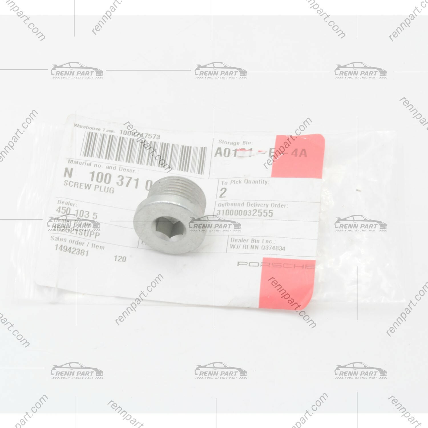 Genuine Porsche Drainplug N10037106 PDK Fill Plug (1) | eBay