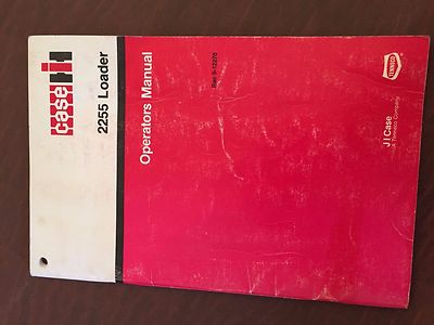 CASE 255 LOADER FARM OPERATOR'S MANUAL TRACTOR SERVICE MAINTENANCE ...