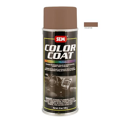 SEM Color Coat System 15753 Light Oak Aerosol Vinyl Spray Paint 12OZ ...