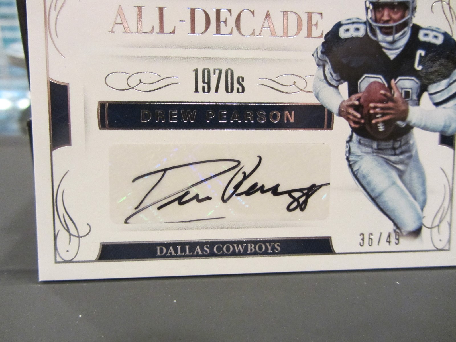 National Treasures All Decade Autograph Cowboys Drew Pearson 36/49 2016 ...