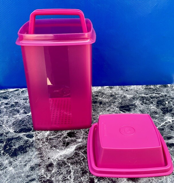 Tupperware Square Container Pick A Deli Pickle Jalapeño Olive Keeper 8 ...