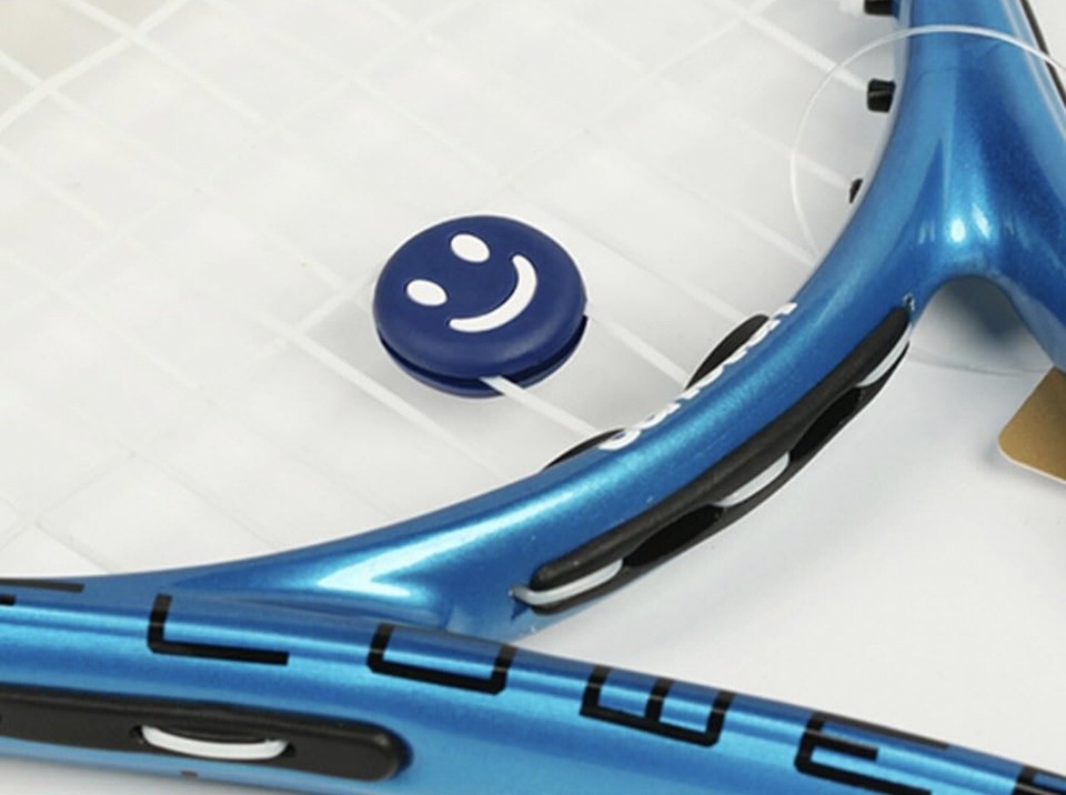 12 pcs Tennis Vibration Dampener Silicone Racket Shock Absorber Smiley ...