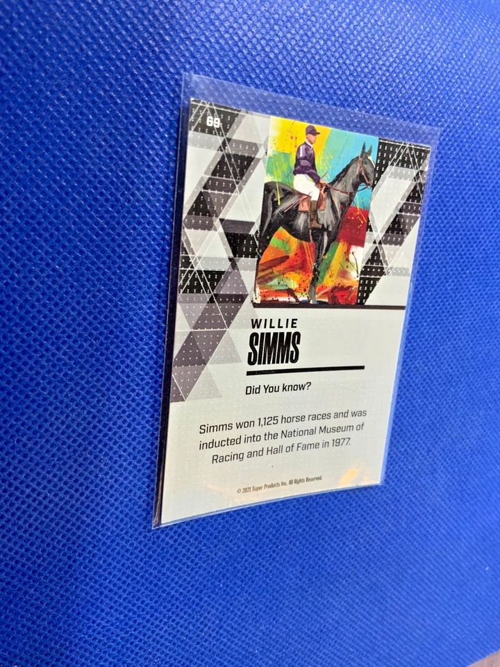WILLIE SIMS 2021 SUPER PRODUCTS SILVER MIRROR CARD #69 AA55 | eBay