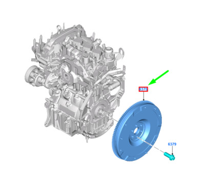 FORD ECOSPORT MK2 BK Flywheel Assy 2109992 CM5G-6375-RB NEW GENUINE ...