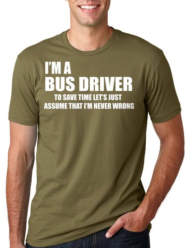 Driver T-shirt Bus Driver Tee Shirt Driving Bus Driver Tee Shirt Funny ...