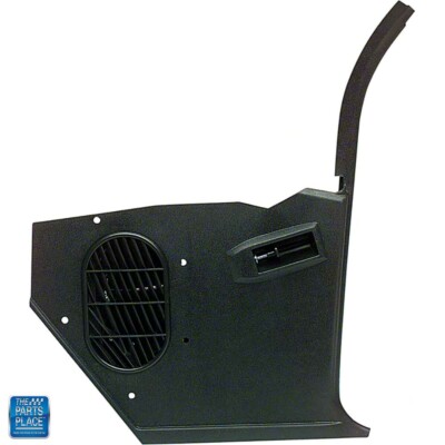 1967-1968 Camaro Firebird Trans Am Interior Kick Panel Without AC Black ...