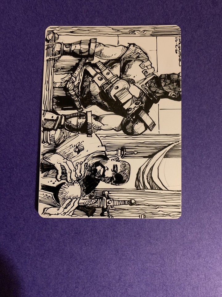 MTG Magic Mobilization Signed Artist Proof Sketch x1 10th Edition Carl ...