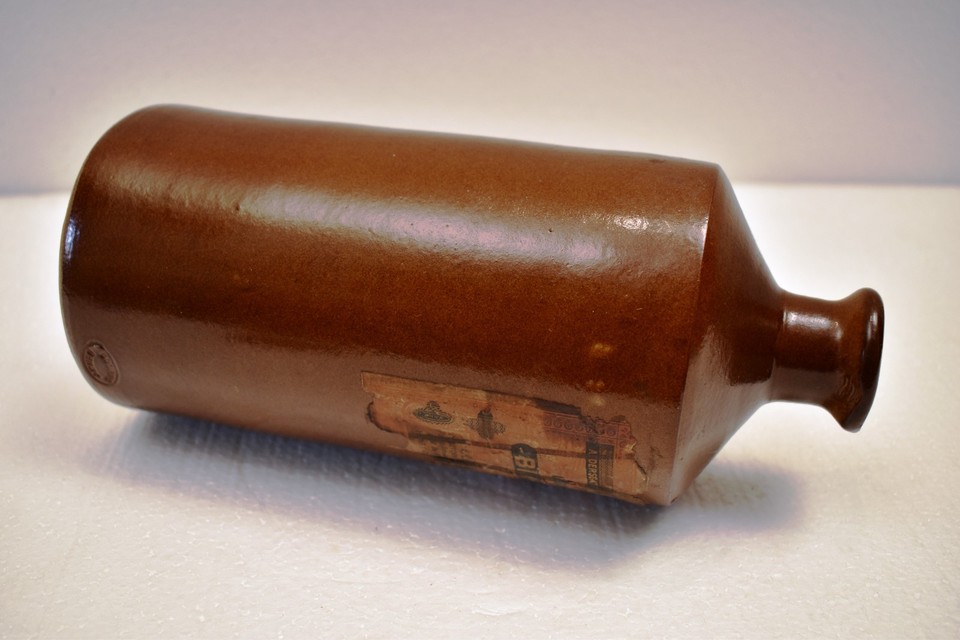 Antique Bourne Denby Blue Black Ink Bottle Henry Stephens London ...