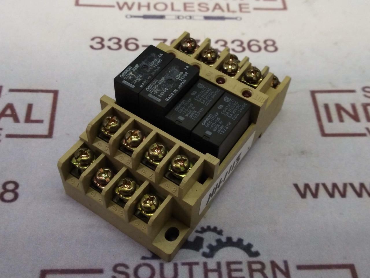 Omron P68F-4BND 24VDC Fuse Terminal Block | eBay