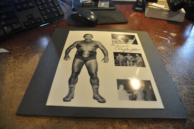 Edouard carpentier with belt lutte grand prix wrestling quebec 1970 era ...