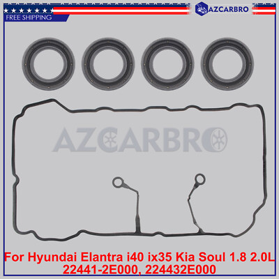 Valve Cover Gasket with Rubber Grommets For KIA 2014-2019 Sportage Soul ...
