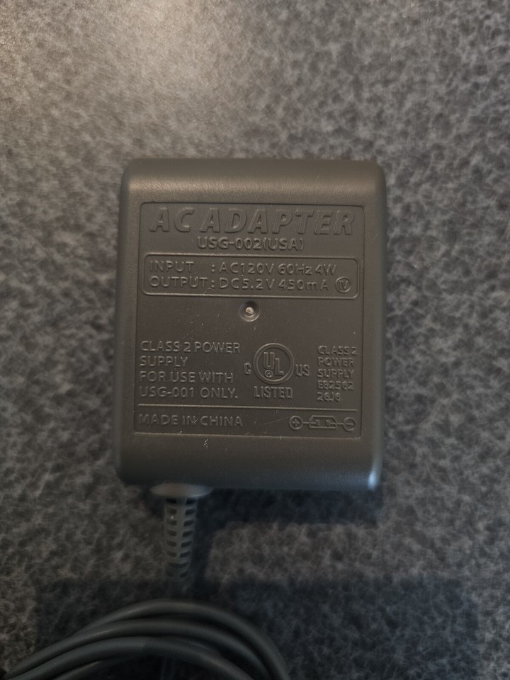 Nintendo OEM AC Adapter Charger USG-002 | eBay