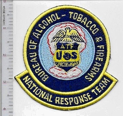 ATF National Response Team Mobile Unit K-9 Investigation, Patch vel NO ...