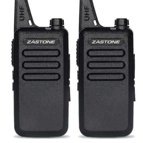 2pcs Zastone ZT-X6 UHF 400-470 MHz 16 channels Walkie Talkie Mini ...