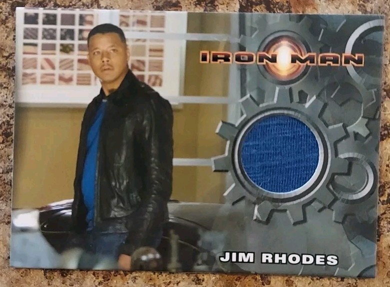 2008 Iron Man Movie Costume Card Jim Rhodes (Blue T-Shirt) Terrance ...