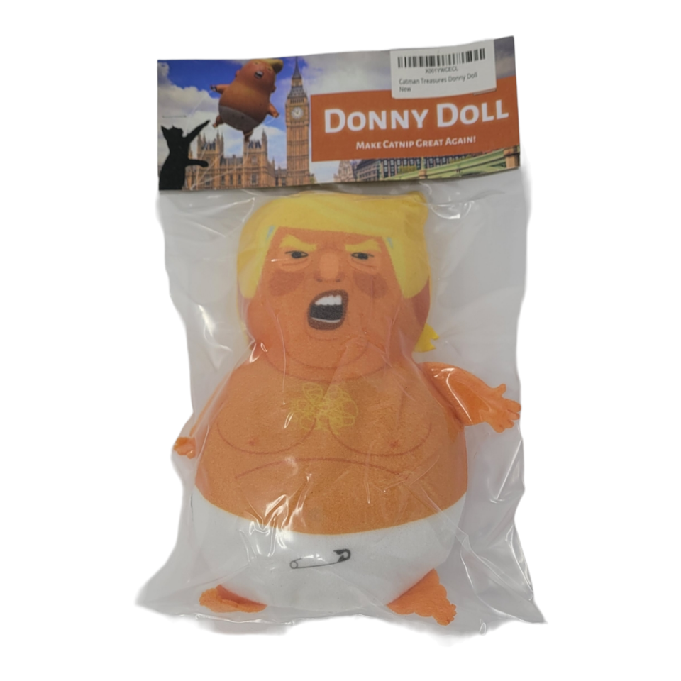 Donny Doll Baby Donald Trump Plush Organic Catnip Pet Toy MAGA Mascot ...