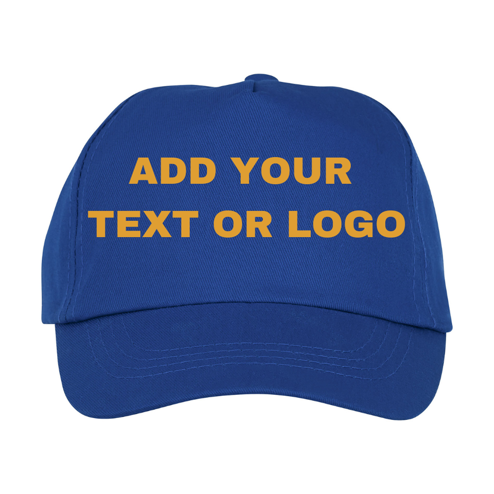 Personalised Baseball Cap Custom Text Logo Printed Hat Unisex Mens ...