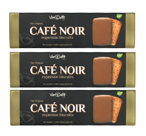 Cafe Noir Espresso Biscuit Van Delft Crunchy Biscuits 200g x 3 Packs ...