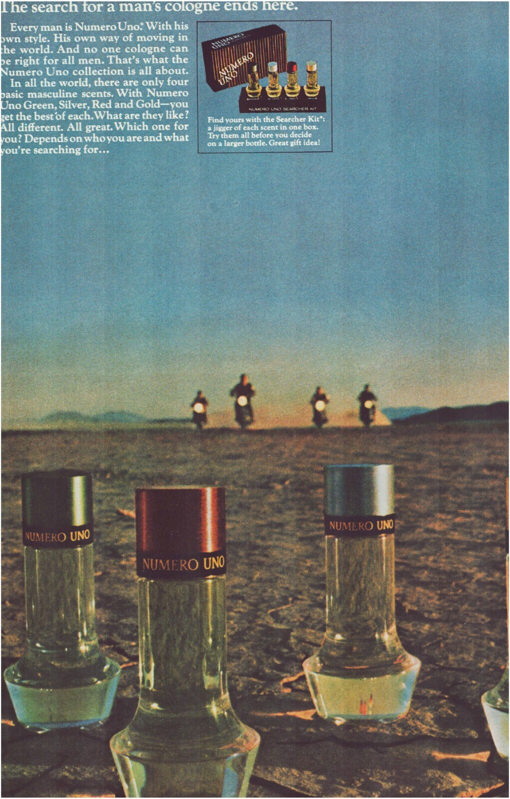 Print Ad Numero Uno Cologne 1968 Full Page Large Magazine 10.5"x13.5 ...