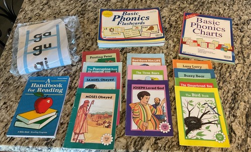 Abeka Basic Phonics Charts K5 1st 2nd 3rd Grade Basic Phonics Flashcards Readers | eBay