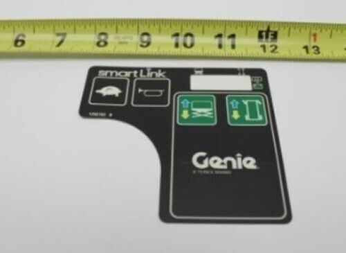 1256703 / 1256703GT OEM Genie DECAL OVERLAY, AERIAL CONTROL BOX | eBay