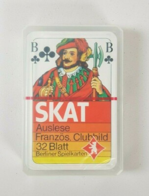New - Skat Card Game 32 Blatt German Berliner Spielkarten Lucky Strike ...