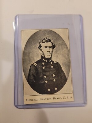 General Braxton Bragg 1912 Civil War Picture Portrait | eBay