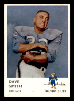1961 Fleer Football #170 Dave Smith EX *e1 | eBay
