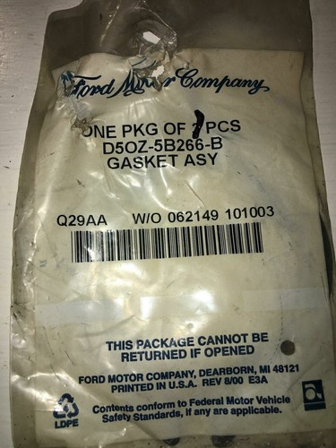 NOS 1975 1976 Ford Torino Catalytic Converter Gasket D5OZ-5B266-B- B9 ...
