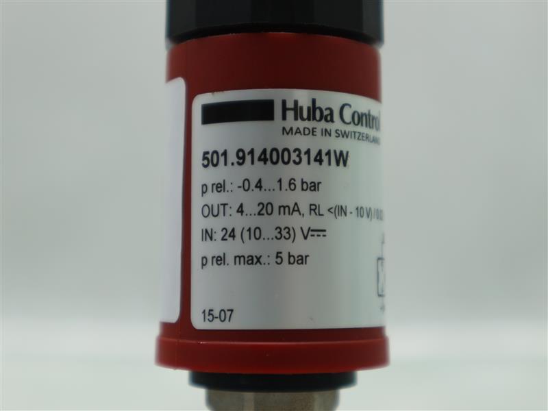Huba Control 501.914003141W 501914003141W Pressure Transmitter -0.4...1 ...
