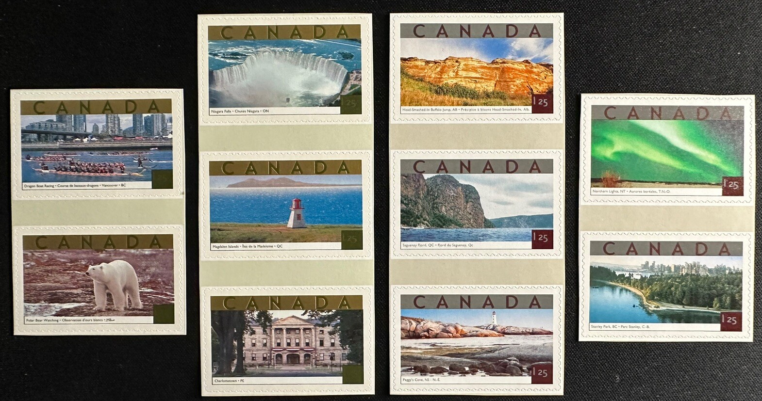 Canada stamp Collection of complete set - Tourist Attraction 2nd+3rd ...