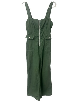 BDG Overalls Jumpsuit X Small Women's Soft Army Green punk wide leg ...