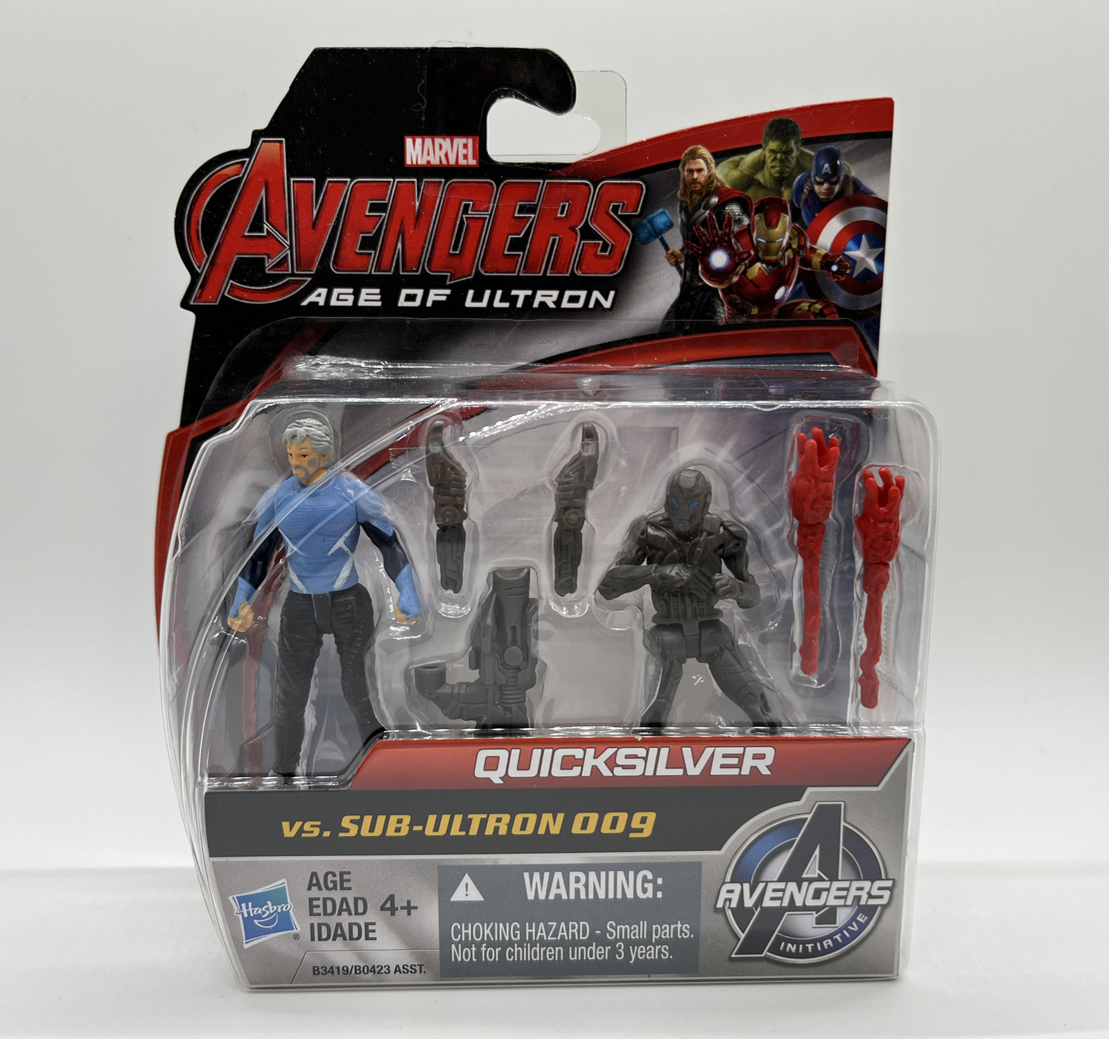 MARVEL Avengers Age of Ultron QUICKSILVER VS SUB-ULTRON 009 2.5" Figure ...