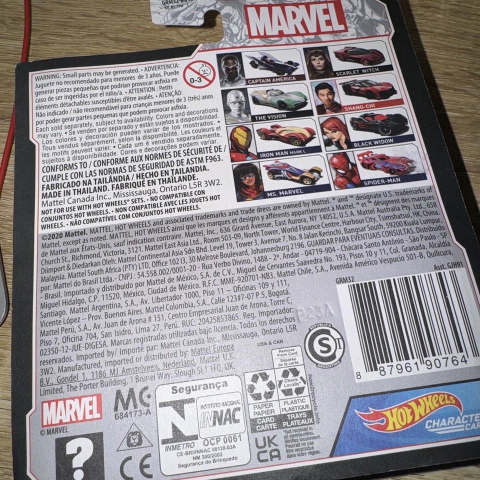 2020 HOT WHEELS MARVEL CHARACTER CARS : WANDA VISION - SCARLET WITCH ...